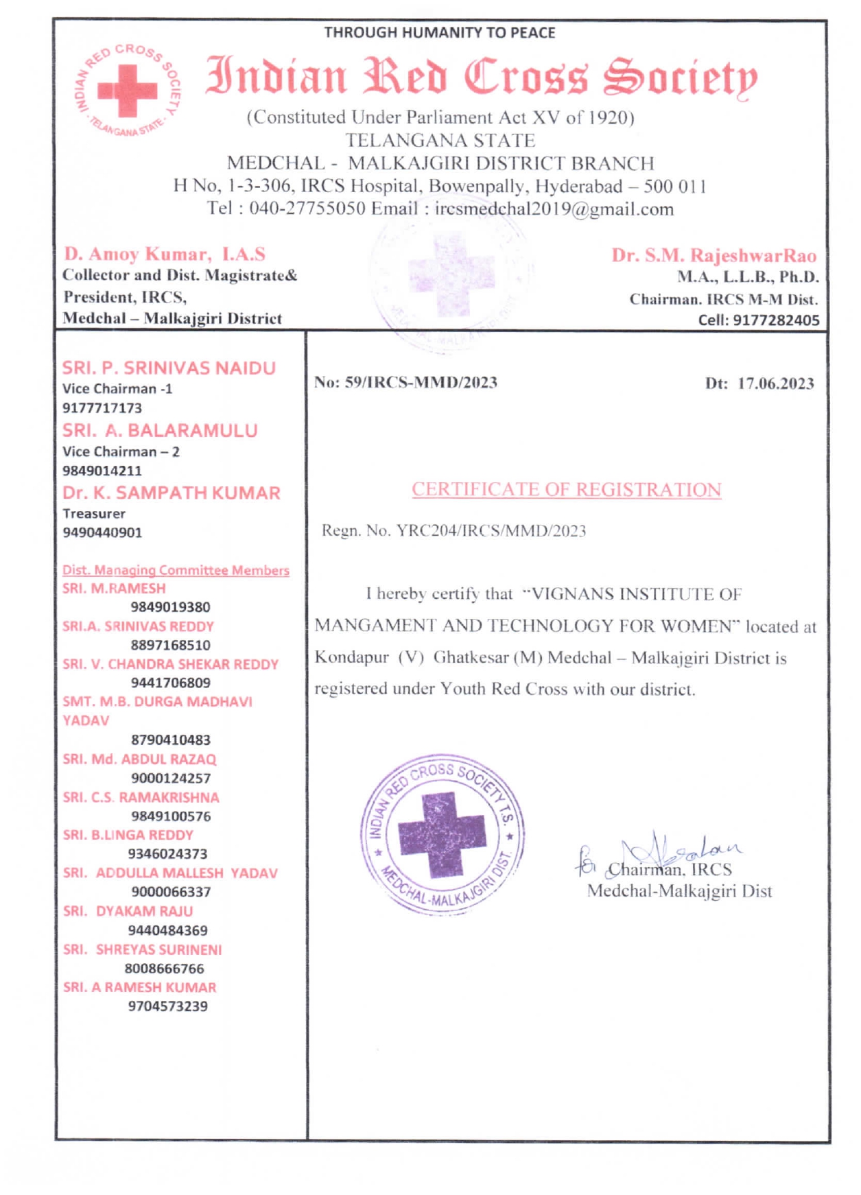 Indian Red Cross Society